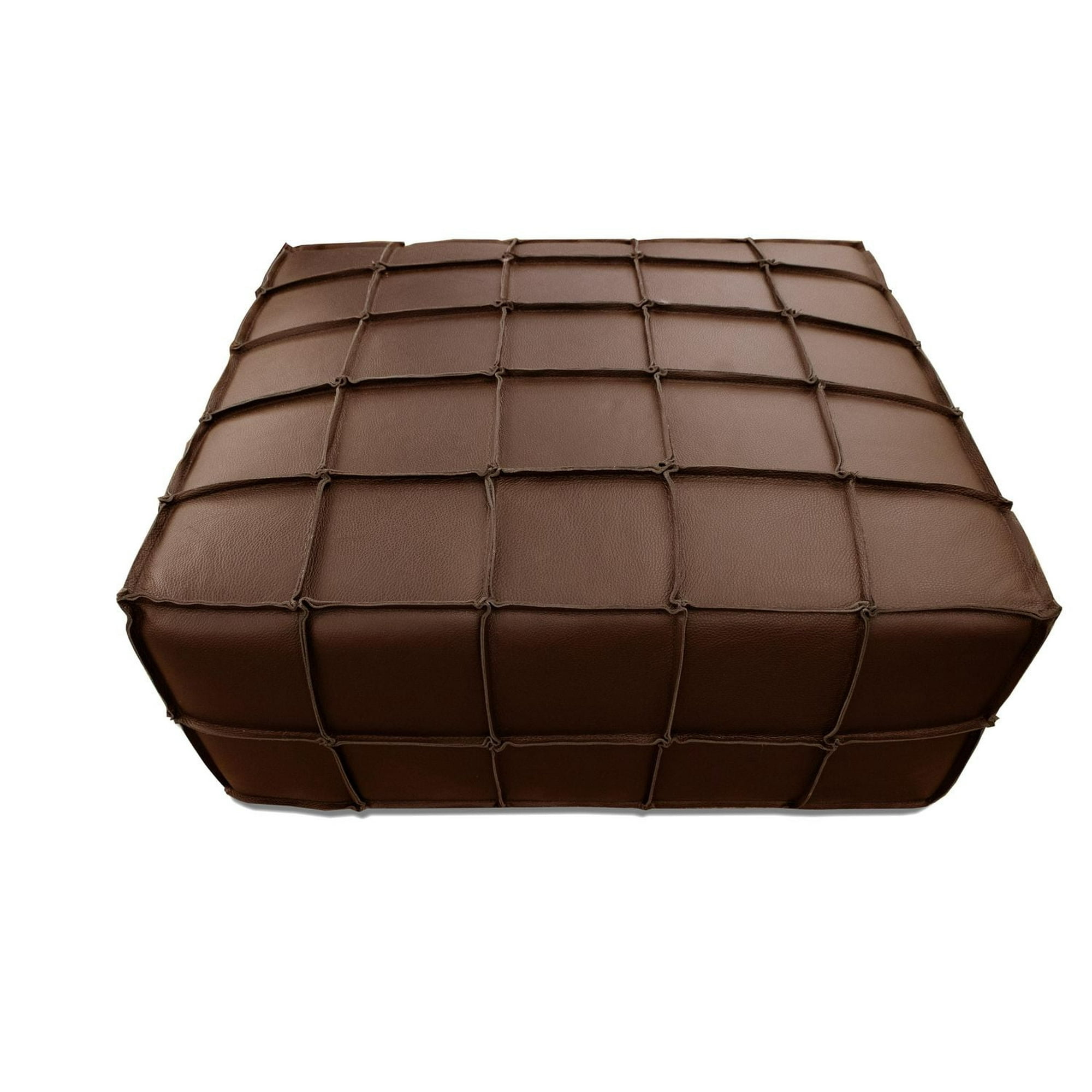 Click here for Topline Home Furnishings Ottoman  Black 100 Top Gr... prices