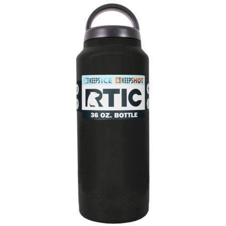 Rtic Stainless Steel Bottle 36oz, Black - Walmart.com
