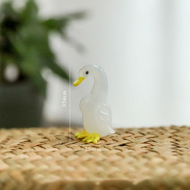 Glass Duck Figurines