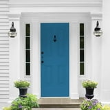 Glidden Fundamentals Blue Oasis / Blue Semi-Gloss Exterior Paint, 1 ...