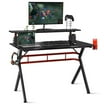 Bestier Collection Gaming Desk for Kids with LED and Monitor Stand ...