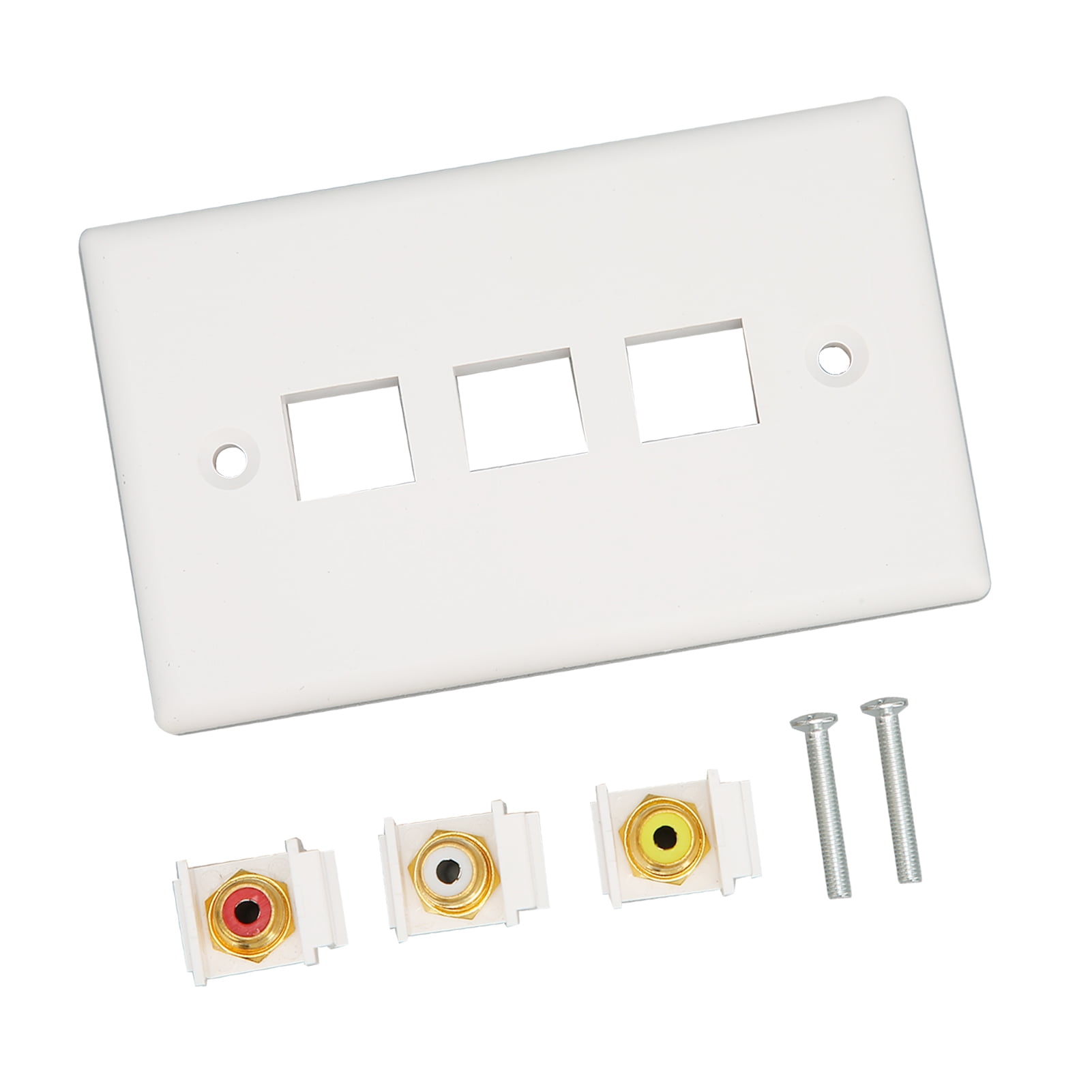 Placa De Pared RCA, Placa De Pared 3 RCA Resistente A La Corrosión ...