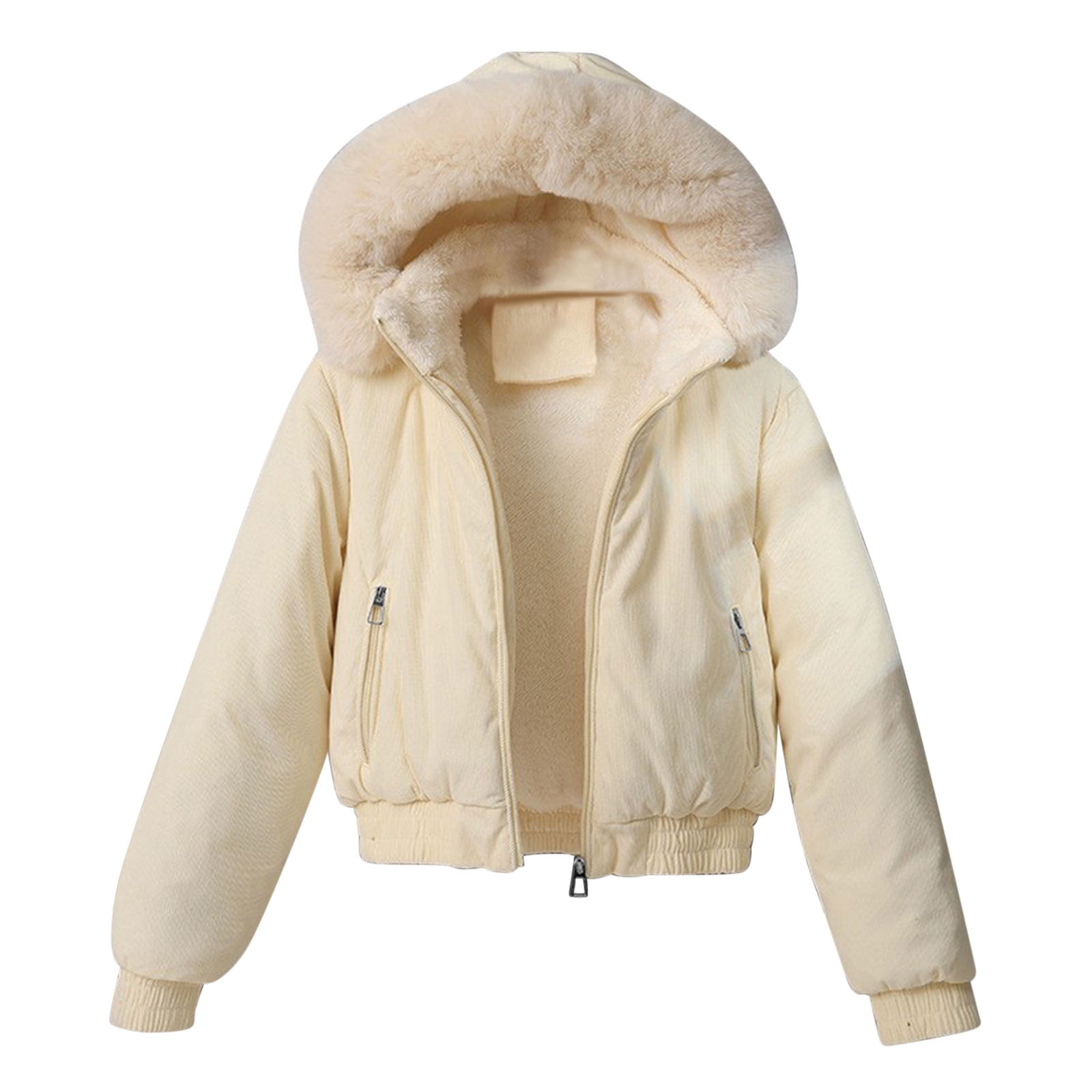 Click here for Mgmyaa Womens Short Corduroy Hooded Jacket Plush L... prices