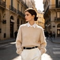 2 Pcs Detachable Dickey Collar Faux False Half Shirt Fake Collar Blouse ...