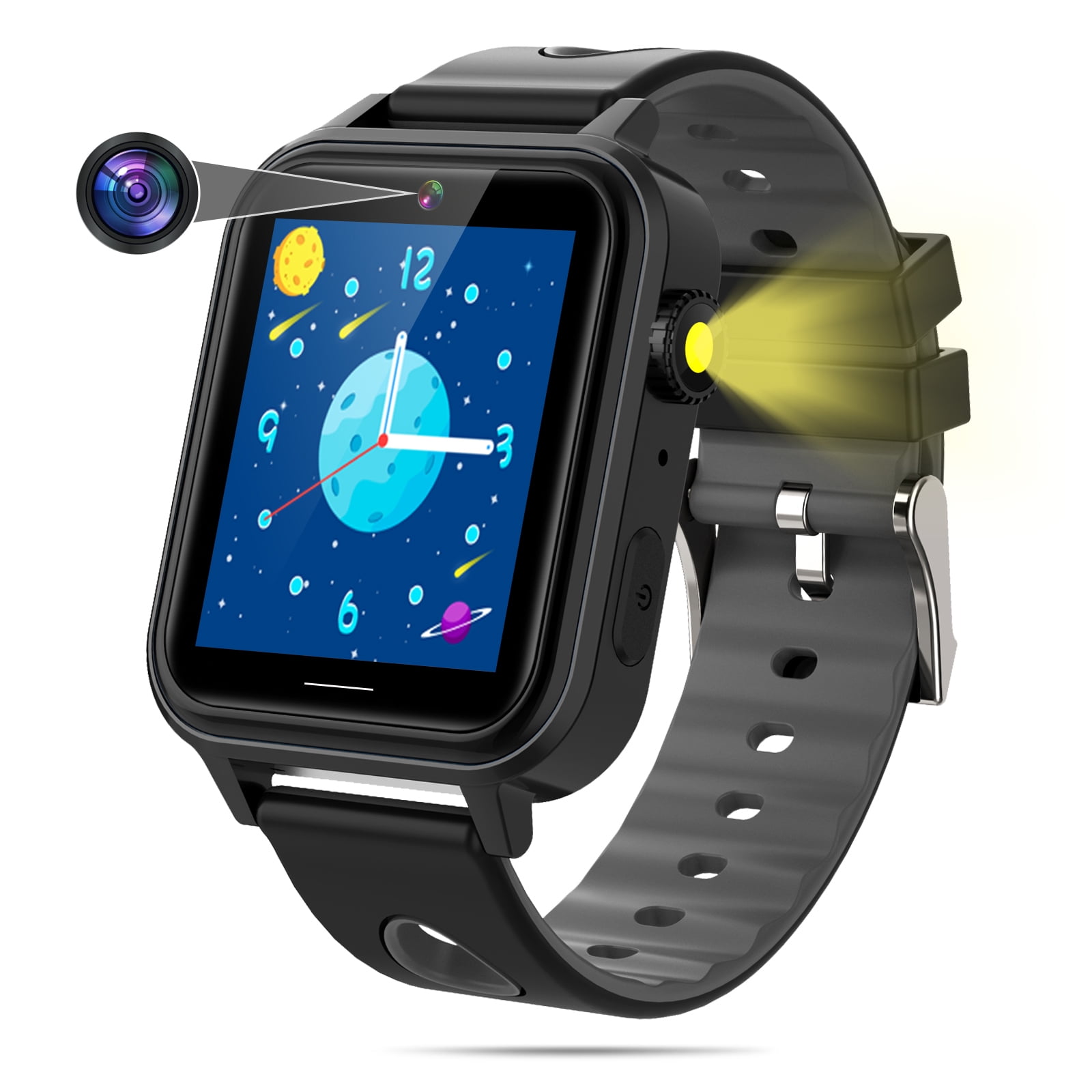 SHANNA A8 Kids Smart Gaming Watch with 18 Puzzle Games, HD Touch Screen ...