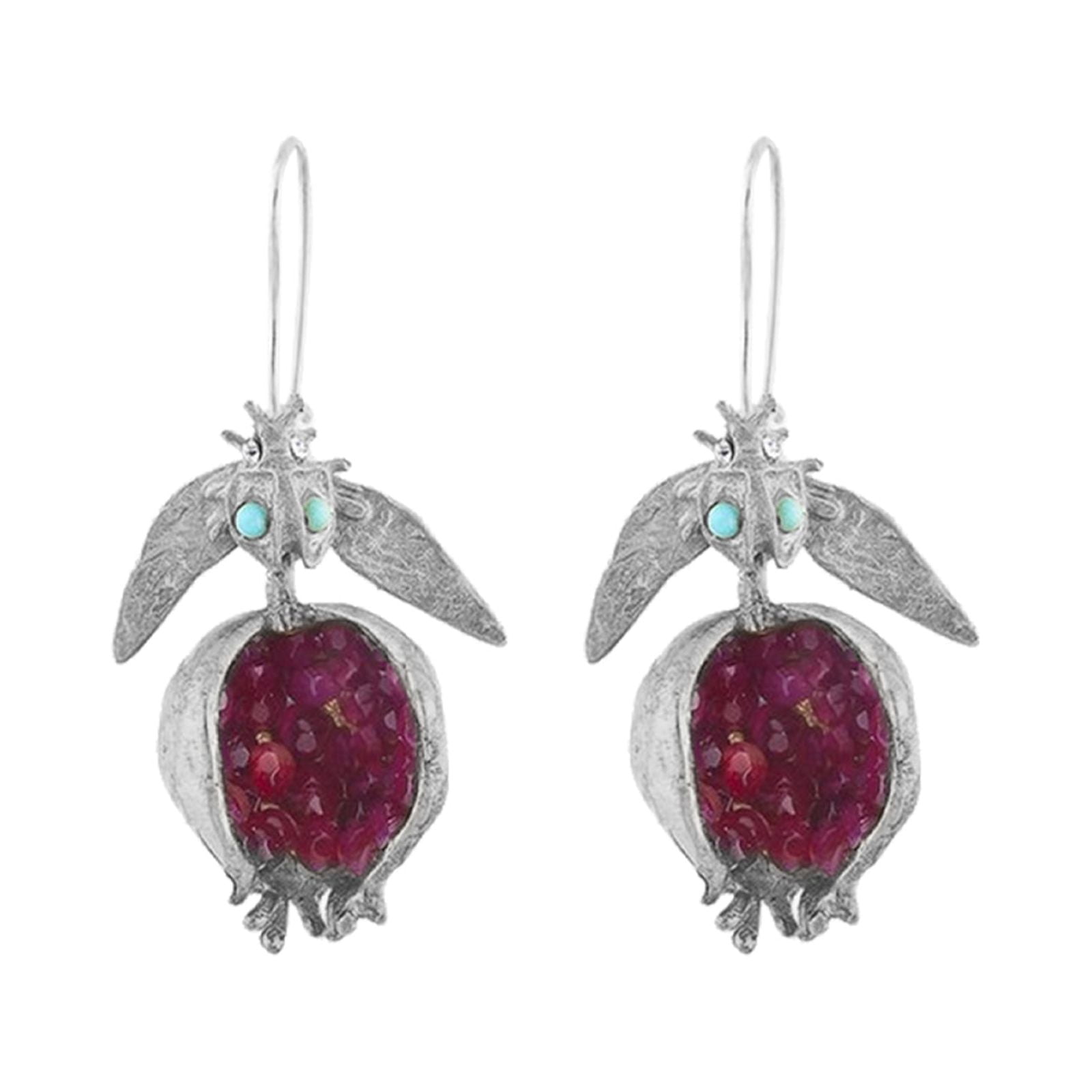 Click here for Riforla Unique Gold Pomegranate Design Earrings Da... prices