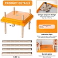 Brooder Heater for Chicks, 10" x 10" for 15 Chicks Heating Plate with ...