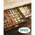 Adjustable Drawer Dividers, 8 Pack, Wood, For Closet, Kitchen, Office ...