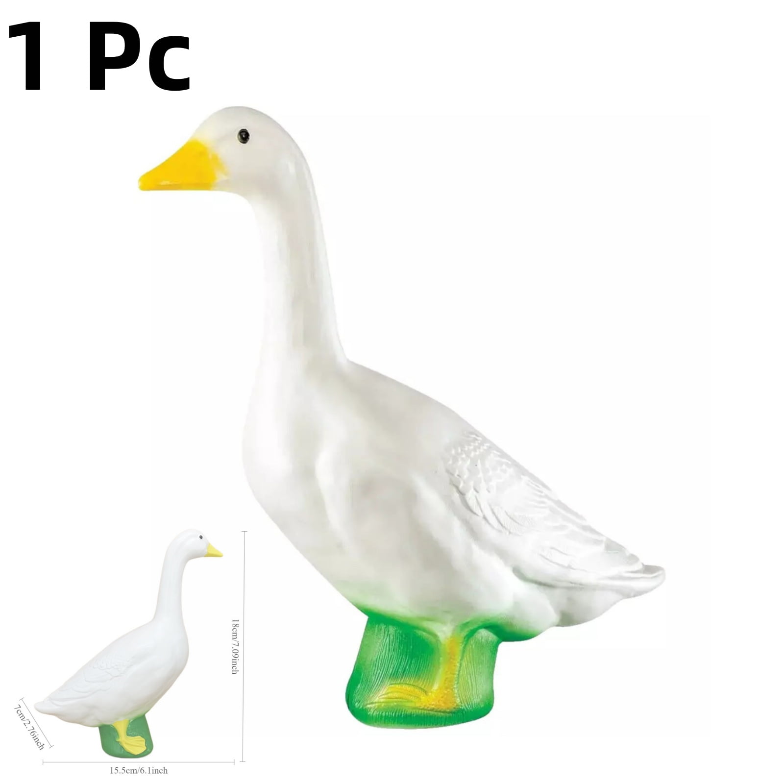 Click here for Lanbb Porch Goose  Outdoor Garden Decor  Mini 7 H... prices