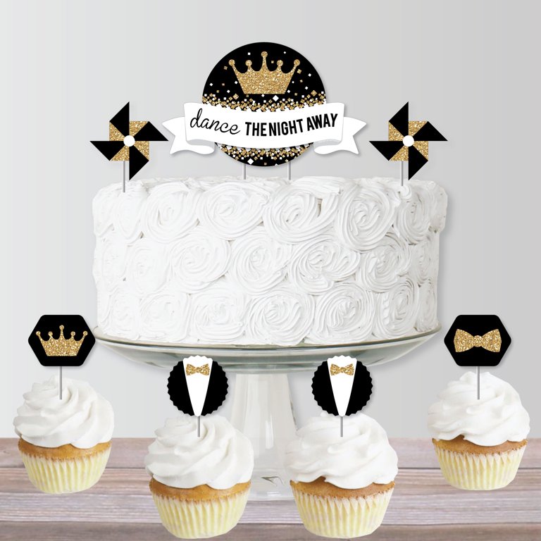 Prom Themed Cupcakes