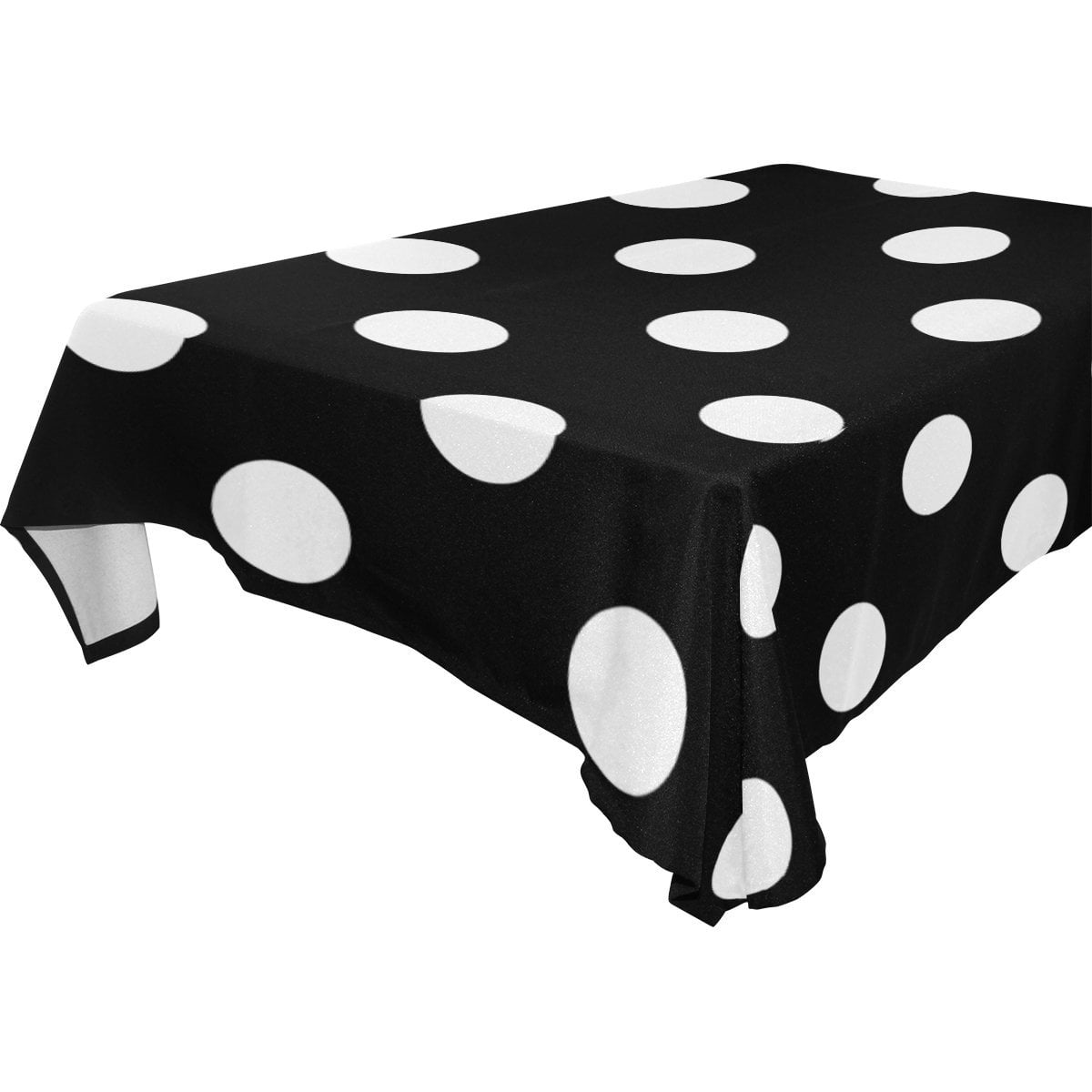 POPCreation Polka Dot Tablecloths Black And White Table Top Decoration ...