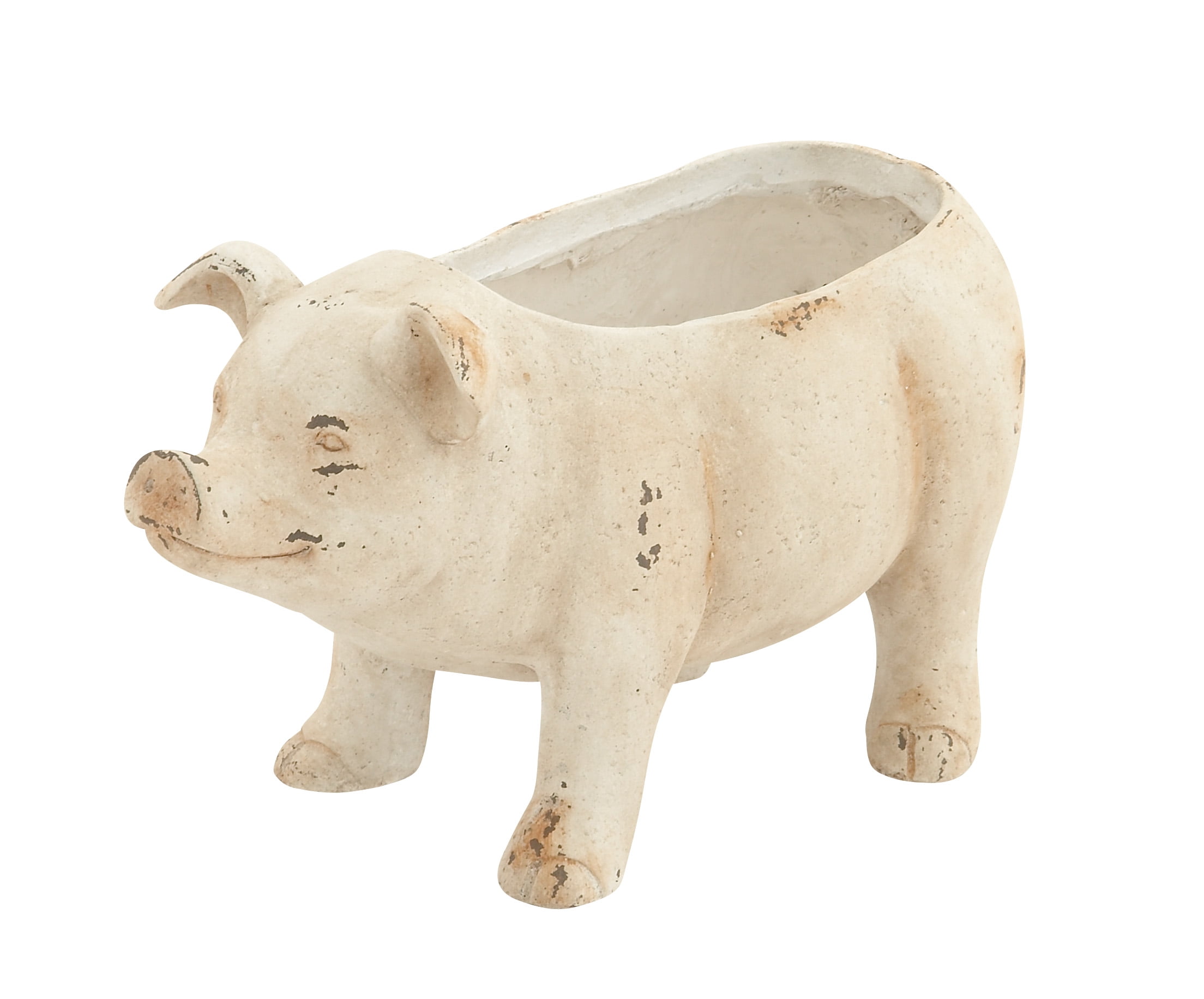 Adorable Mgo Pig Flower Pot Cream - Walmart.com - Walmart.com
