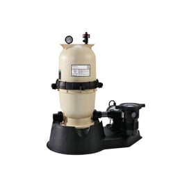 Pentair 188594 160GPM 100 Sq Ft Quad DE Cartridge Swimming Pool Filter ...