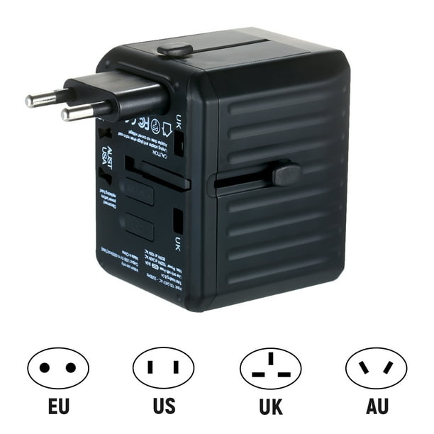 Adaptador de viaje 4 USB Worldwide All in One Universal Travel | Bodega Aurrera en línea