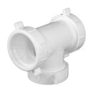 Danco Swivel P-Trap, 1-1/2 in, Plastic, White, for Kitchen and Bathroom ...