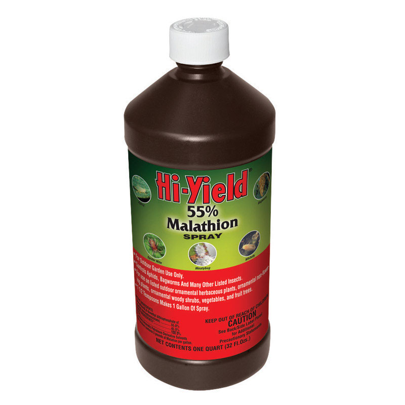 Hi-Yield 55% Malathion Spray Insect Killer Liquid Concentrate 32 oz ...