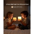 Cool Lift Touch Lamps for Nightstand, Cordless Warm Night Light for ...