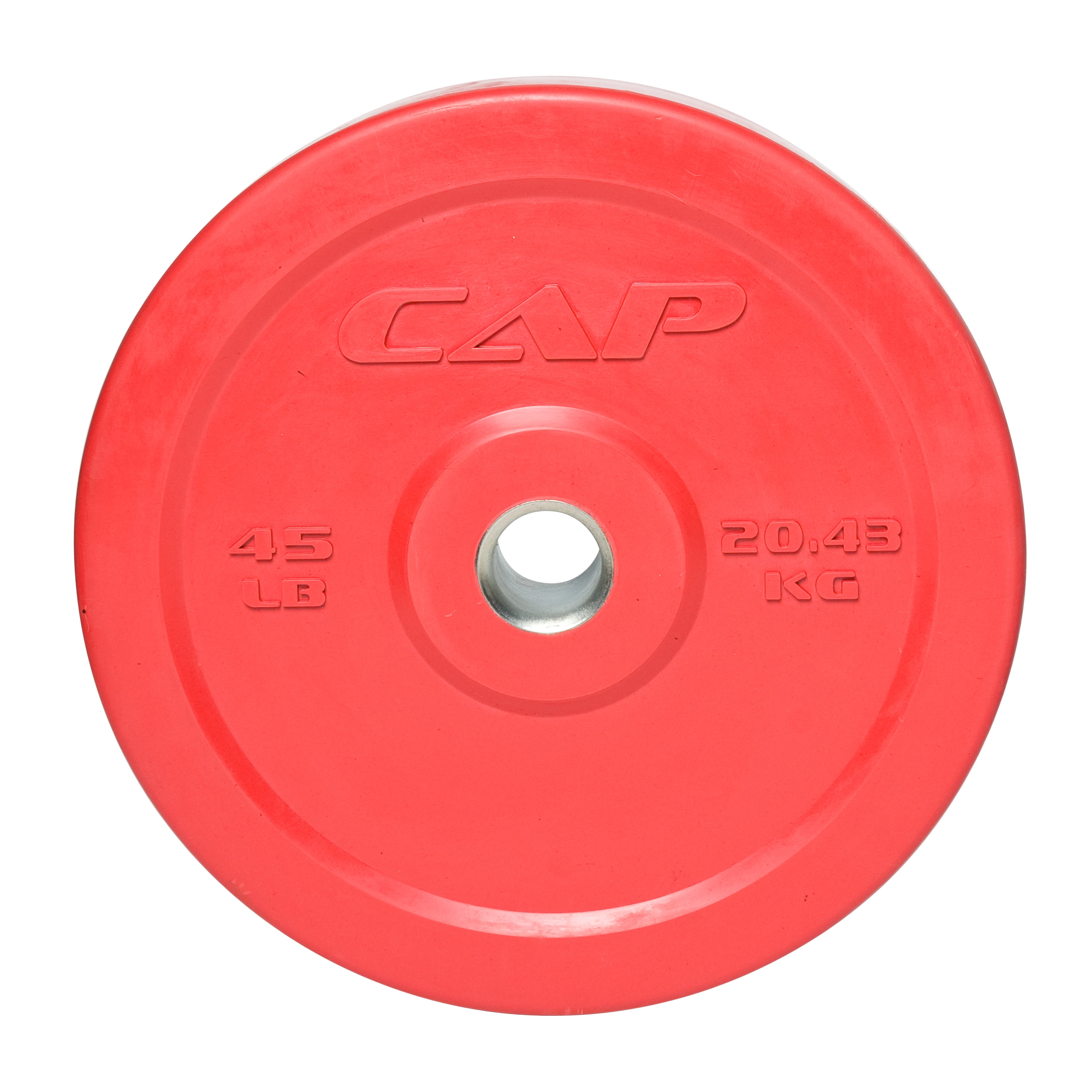 CAP Barbell 45 lb. Olympic Rubber Bumper Plate (RED) – Walmart ...