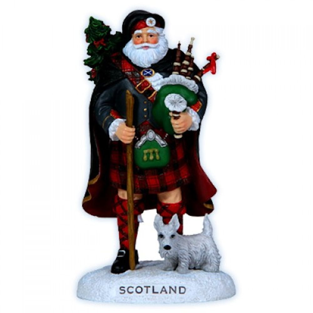 Pipka World of Santas 7121216 Scotland Santa Figurine - Walmart.com