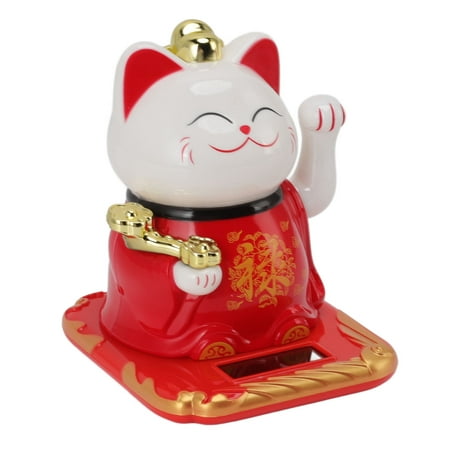 Lucky Waving Cat Lucky Waving Cat Light Induction Plastic Chinese ...