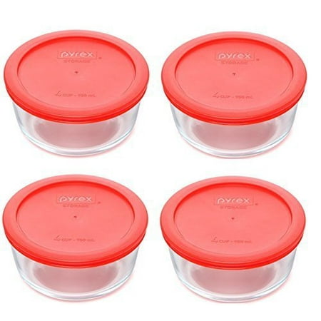 Pyrex FBA_COMINHKG084514 storage sets-assorted (4 cup, Box of 4 ...