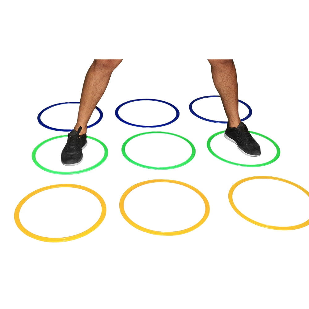 Amber Athletic Gear Speed/Agility 18" Ring Circles for Football Soccer ...