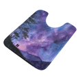 Bathroom Plush Absorbent Mat Combined U-Shaped Square Pad Bath Mat ...