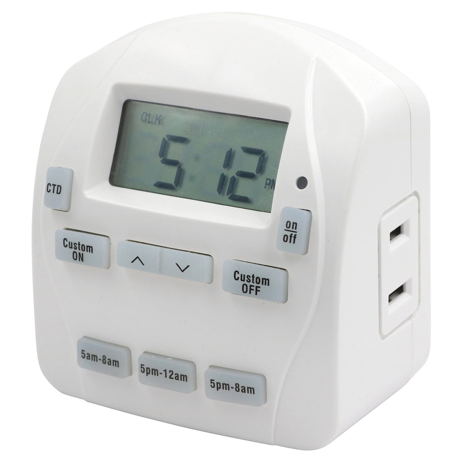 Prime Indoor Digital Timer, Outlet Plate - Walmart.com