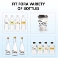 1 Bag Self-Adhesive Plastic Labels Stickers for Package Rectangle ...