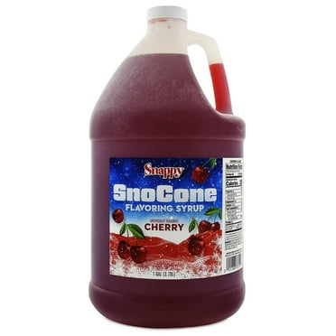 Snappy Grape Sno Cone IEF31 Syrup, 1 Gallon (128 ounces) Size, Ready to ...