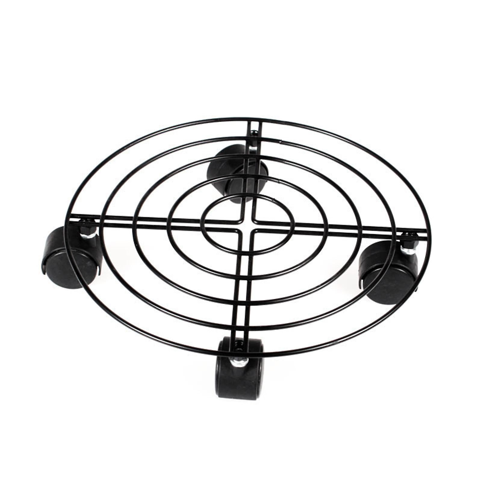 Flower Pot Roller Stand 50kg Load Capacity Rust Prevention Iron Easy to ...