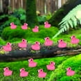 100 pcs Bulk Mini Resin Flamingo Figurines, Cute Pink Tiny Animal ...