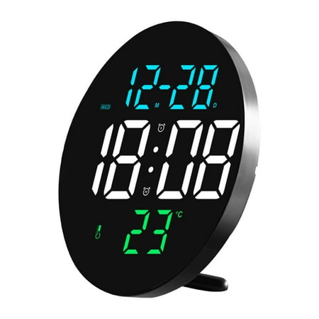 cellphotouk 9inch Digital Clock Remote Control Table Clock for Dining ...