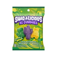 Shaq-A-Licious Xl Gummies Original Flavor Chewy Candy, Bag 11.8 oz ...