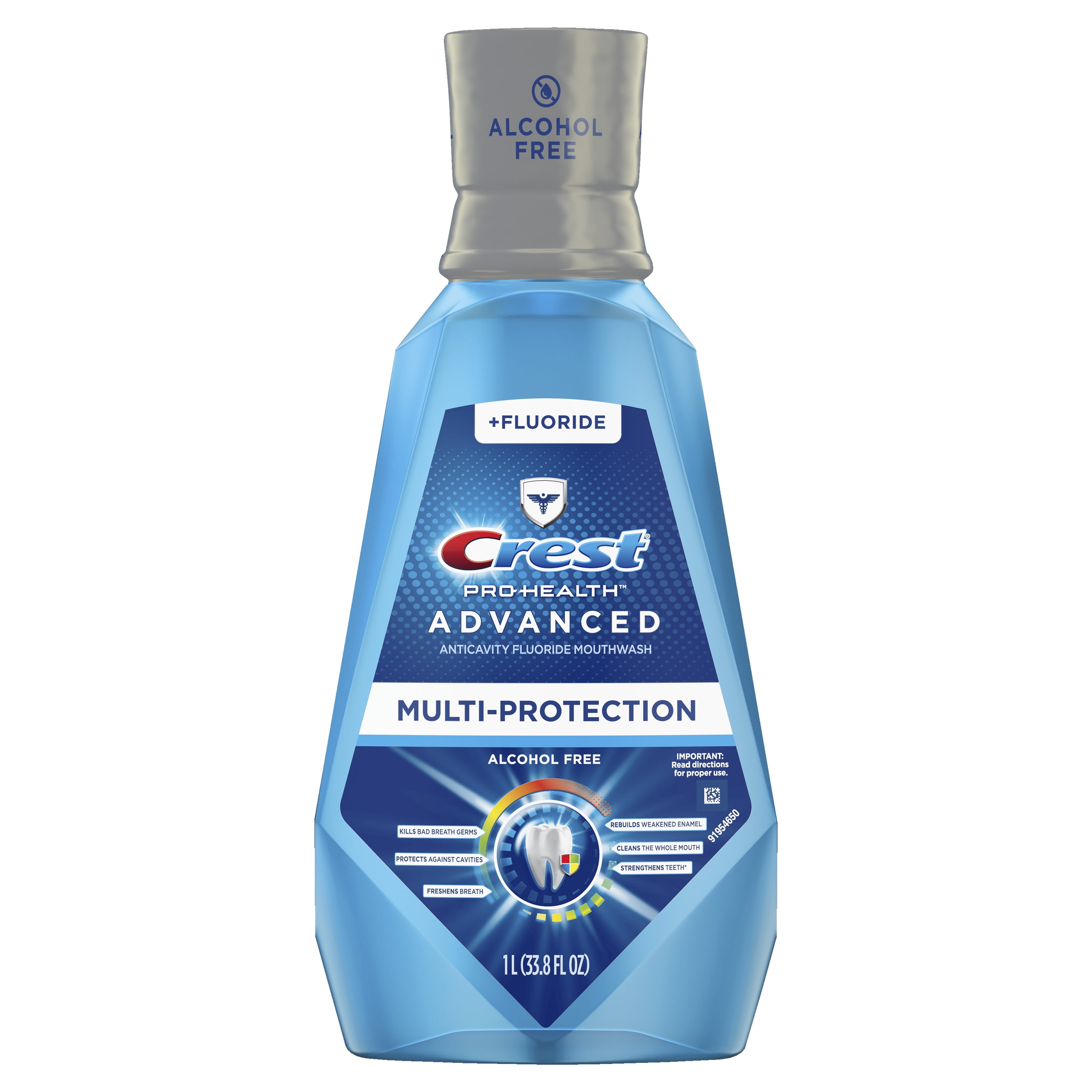 Crest Pro Health Advanced Mouthwash Alcohol Free Mint 33 8 Fl Oz