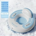34 in Snow Tube Sled, Inflatable Winter Sledding Toy with Handles ...