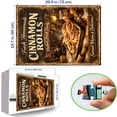 1000-Piece Adult Wood Jigsaw Puzzle, Vintage Cinnamon Rolls Bakery Art ...