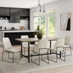 Simpli Home Whitley 72 inch x 36 inch Rectangle Modern Farmhouse Dining ...