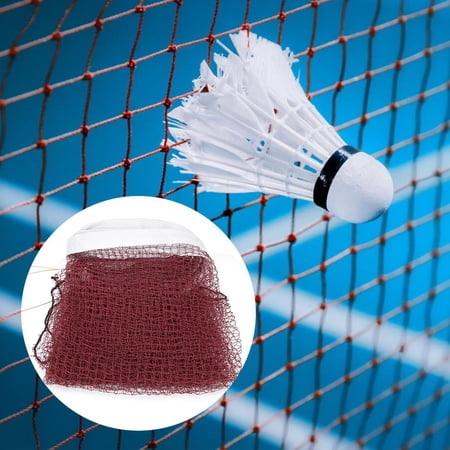 Zyyini Durable Red Badminton Net with Rope Cable Top Replacement ...