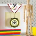 Best Dad Award Stars Design Medal | Celebration and Appreciation Prize ...