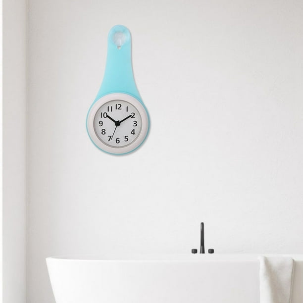 Bathroom Clock Bathroom Clocks Wall Decorative With Sucker Bathroom