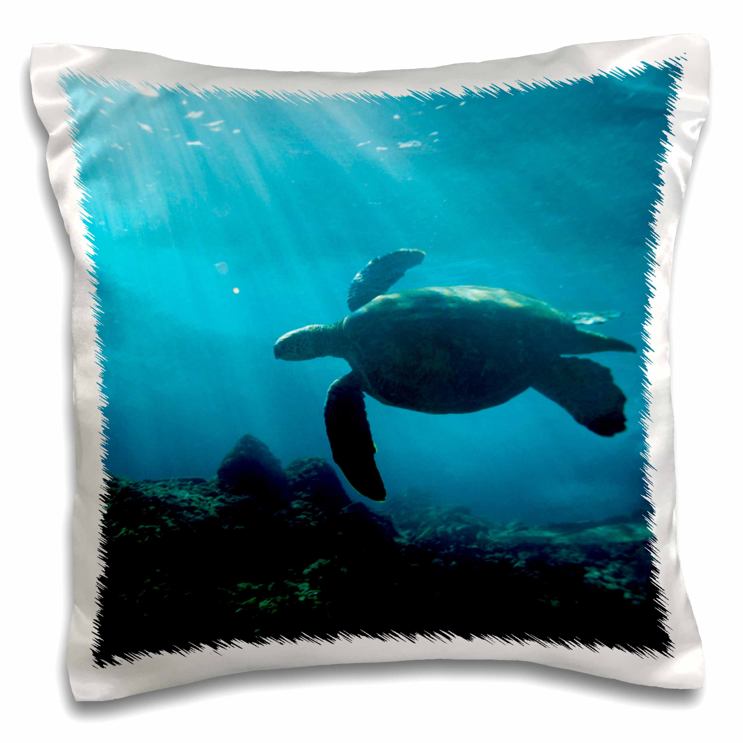Sea Turtle, Hawaii - US12 DPB0583 - Douglas Peebles 16x16 inch Pillow ...