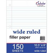 Raised Line Writing Paper - Red and Blue Lines -Package of 50 - Walmart.com