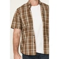 Dickies Men's Flex Plaid Print Short Sleeve Button-Down Work Shirt ...