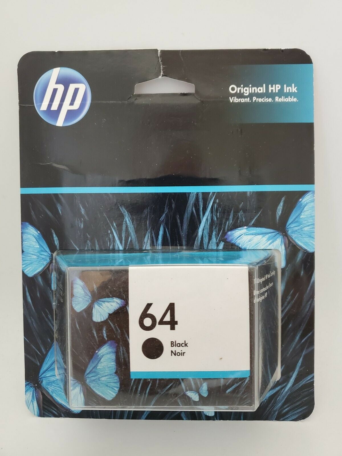 HP 64 Ink Cartridge, Black (N9J90AN) - Walmart.com