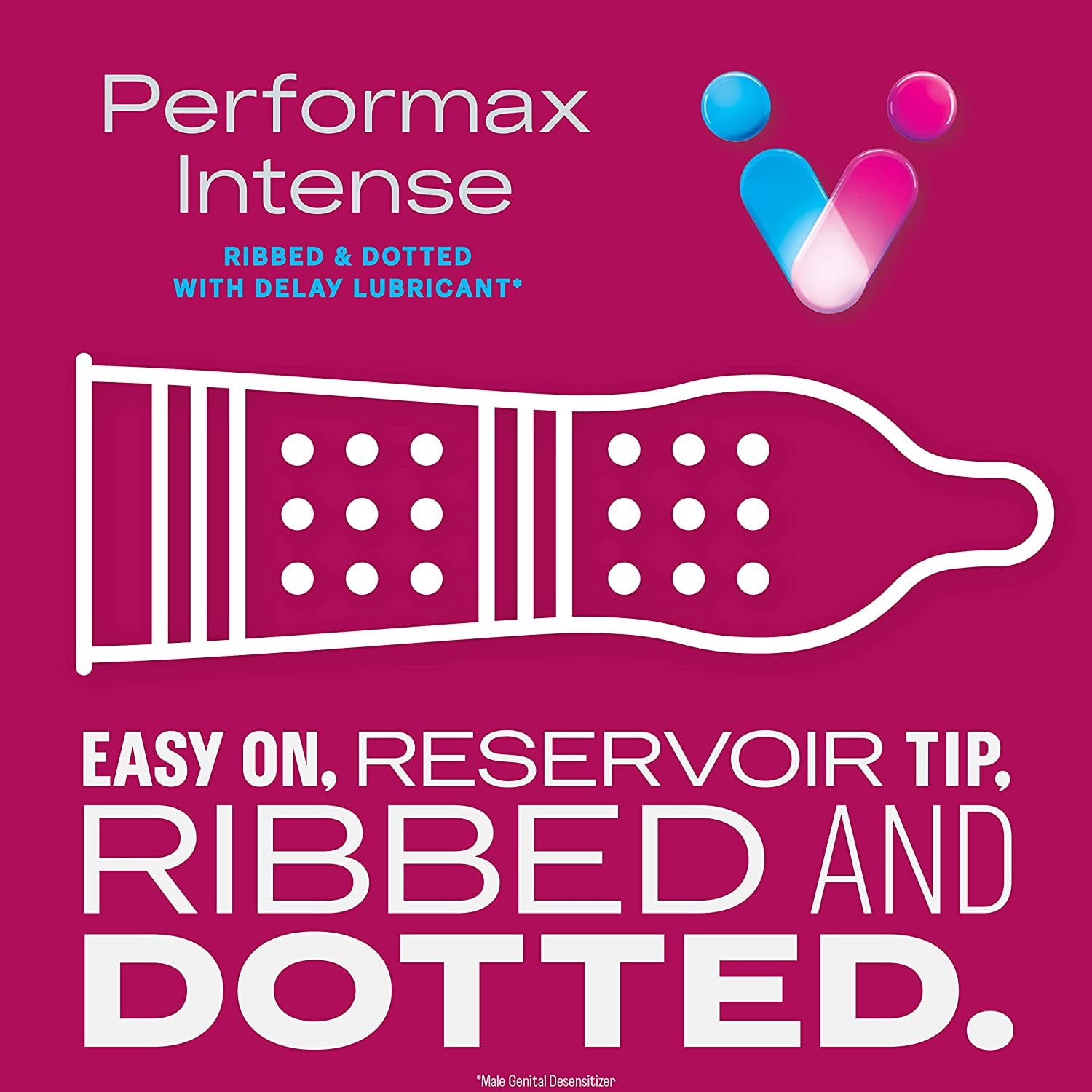 Buy Durex Performax Intense Ribbed & Dotted With Delay Lubricant ...