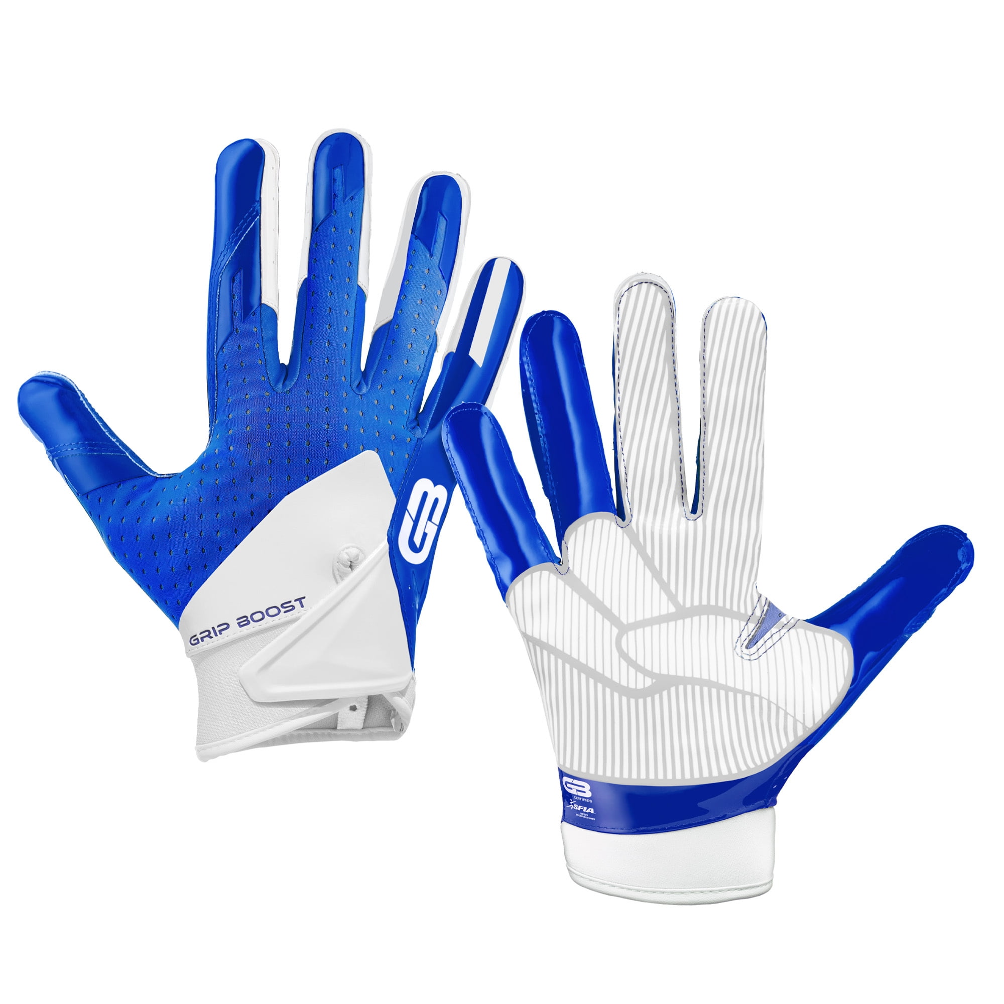 Grip Boost Peace, Shaka, and Hook 'Em Football Gloves Pro Elite - Adult ...