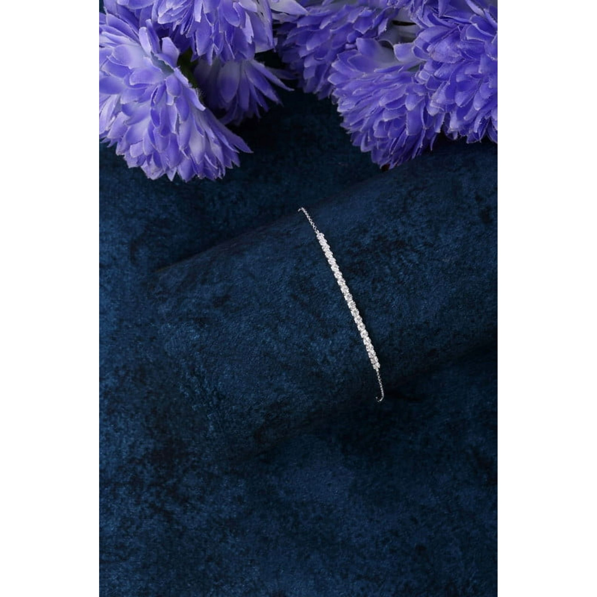 Click here for Thea 925 Sterling Silver Tennis Bracelet - Dainty... prices