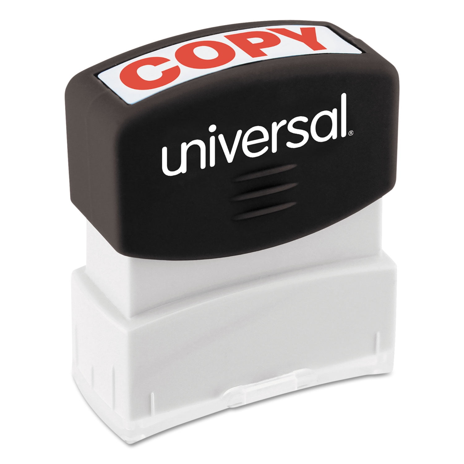 Universal Message Stamp, COPY, Pre-Inked One-Color, Red -UNV10048 ...