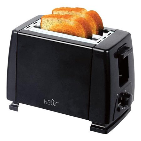 Hauz 2 Slices Toaster 750W Black - Walmart.ca
